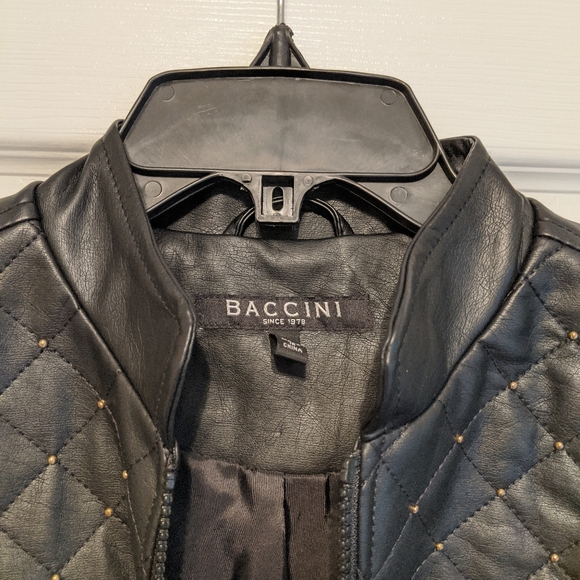 Baccini | Jackets & Coats | Baccini Leather Jacket | Poshmark